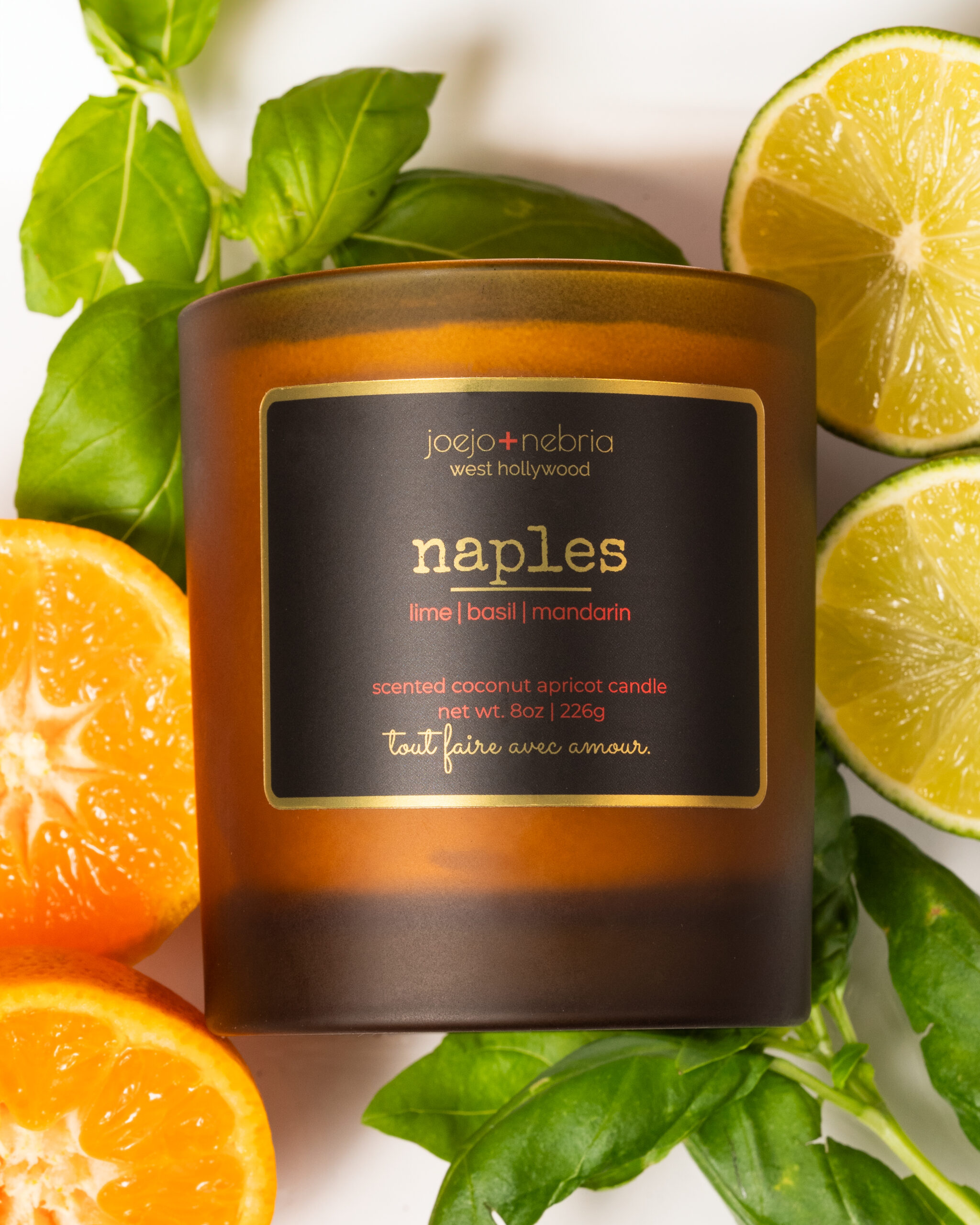 Naples-Scented Wax Candle - Joejo + Nebria Candles