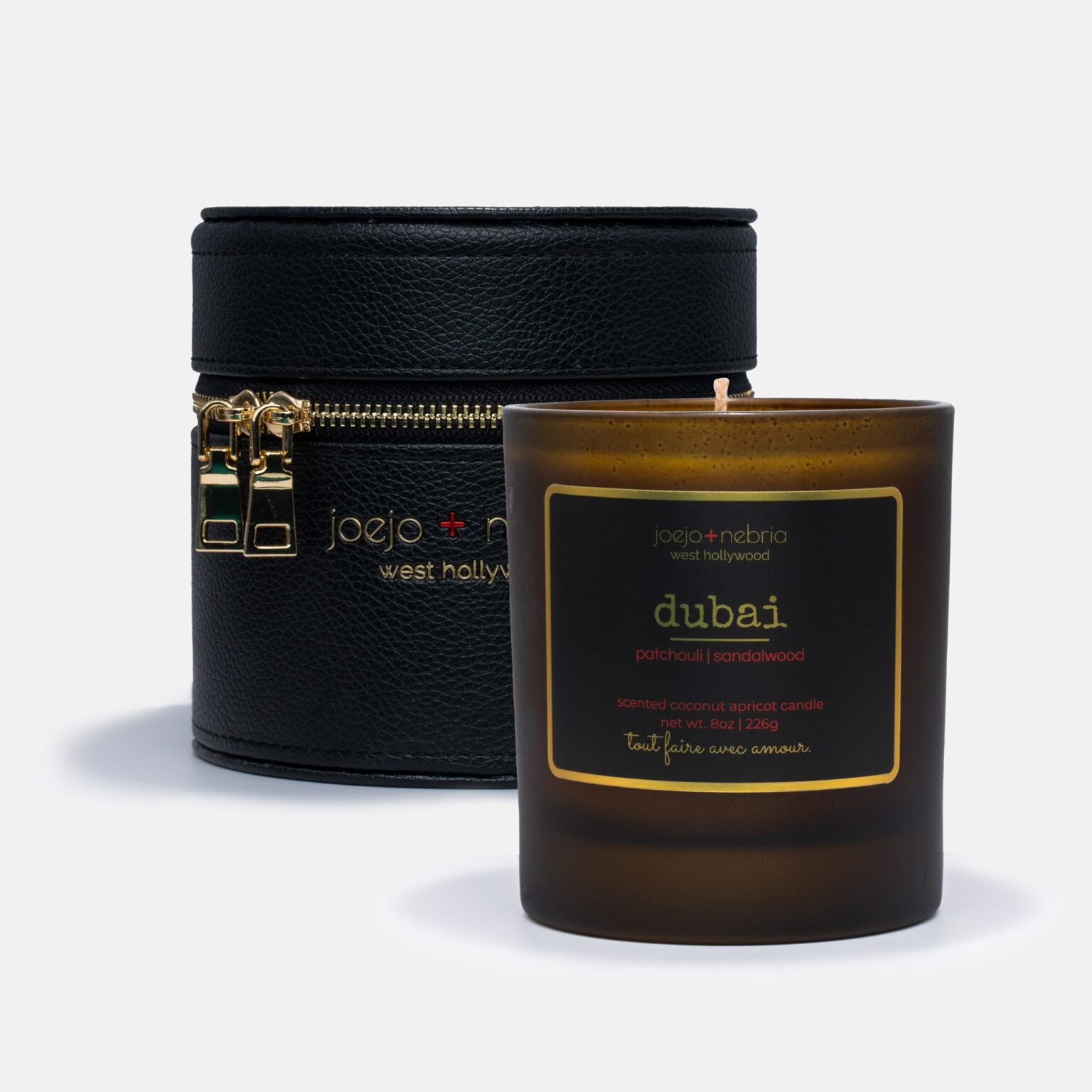 Dubai-Scented Coconut Apricot Candle - Joejo + Nebria Candles