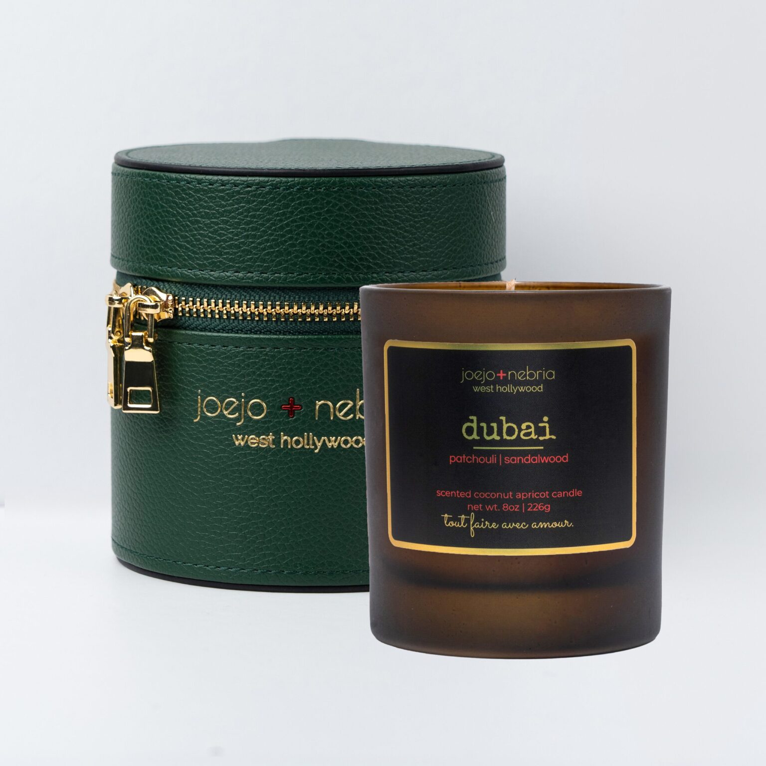 Dubai-Scented Coconut Apricot Candle - Joejo + Nebria Candles