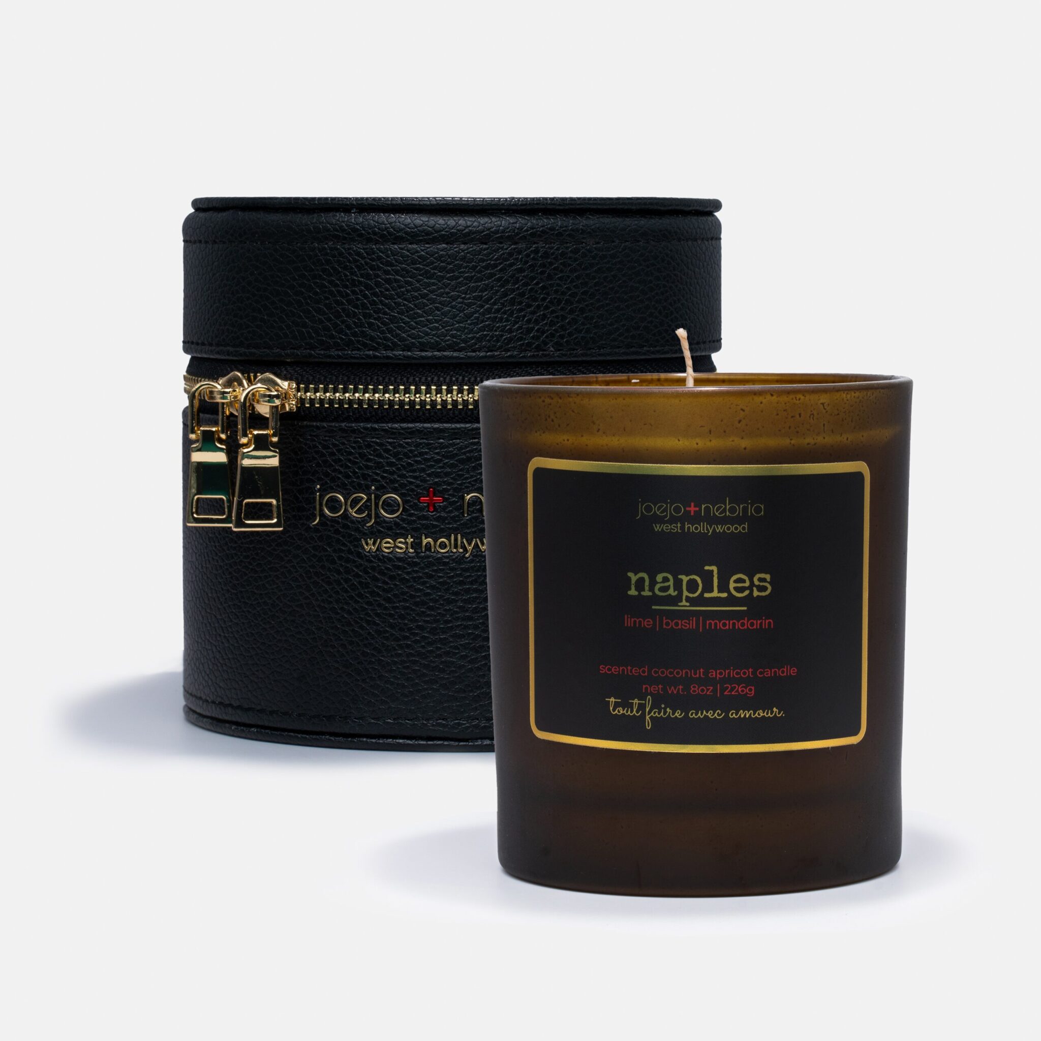 Naples-Scented Wax Candle - Joejo + Nebria Candles